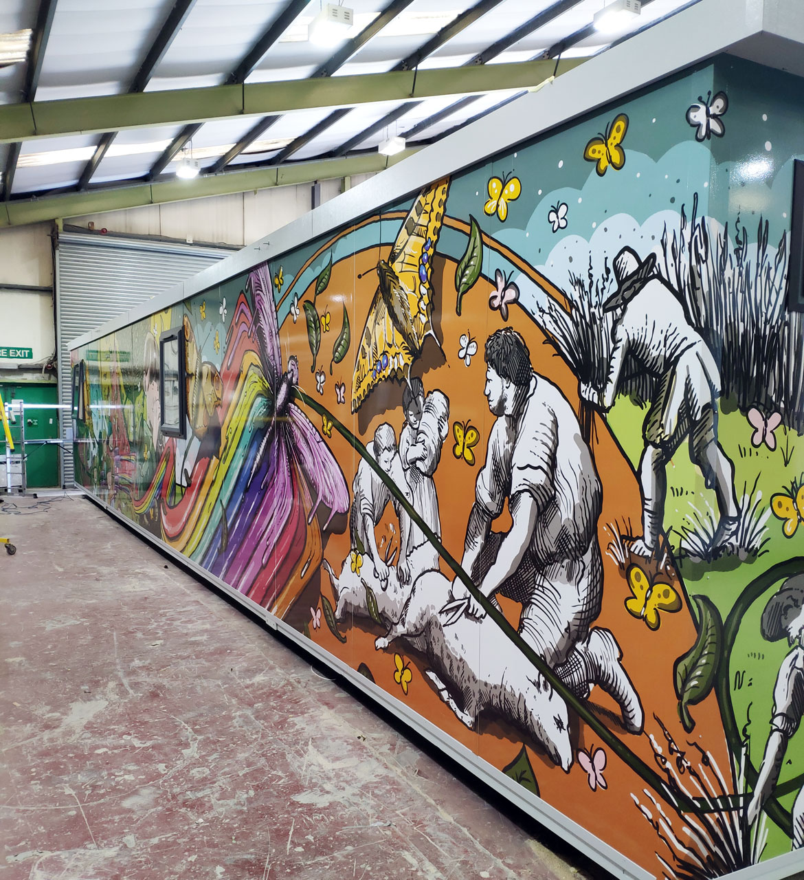 Vinyl Wrapping - Cabins and Containers