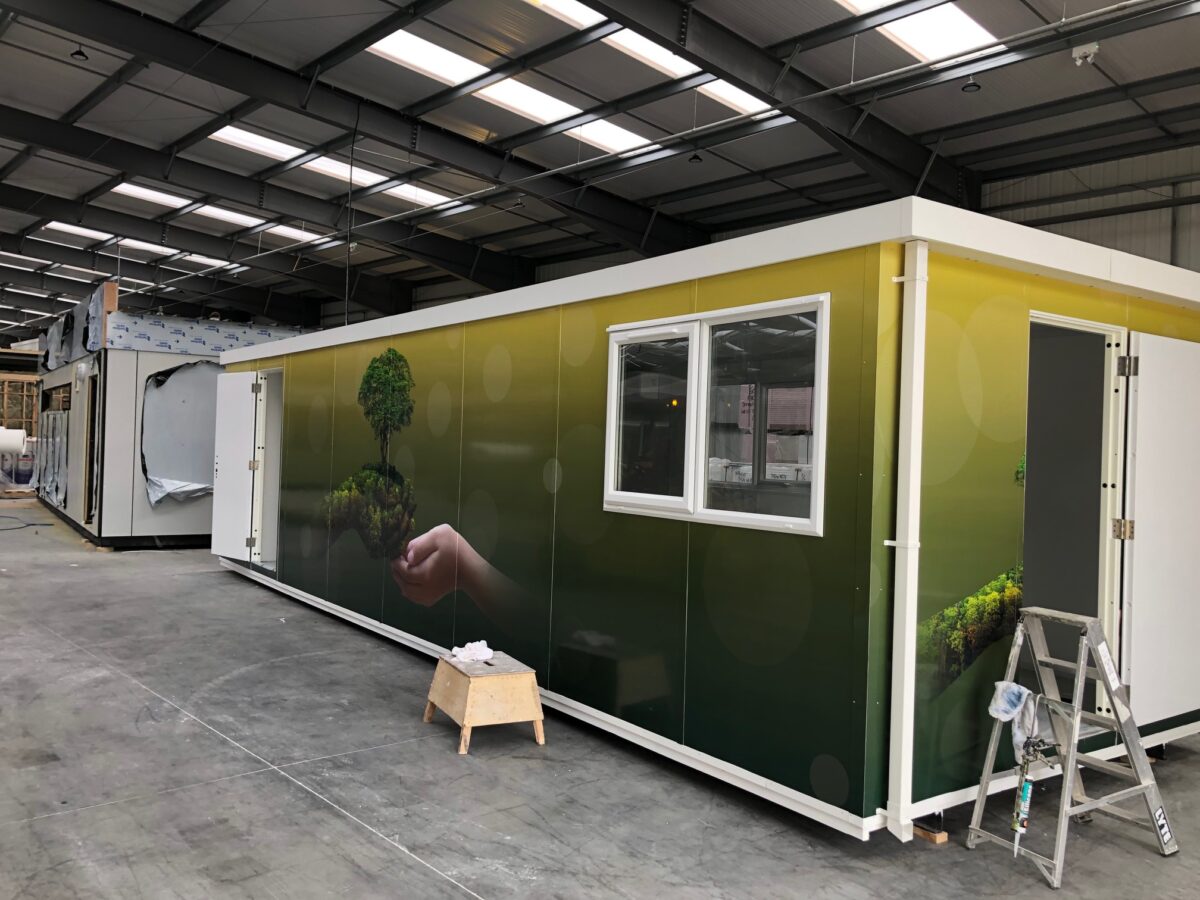 Vinyl Wrapping - Cabins and Containers